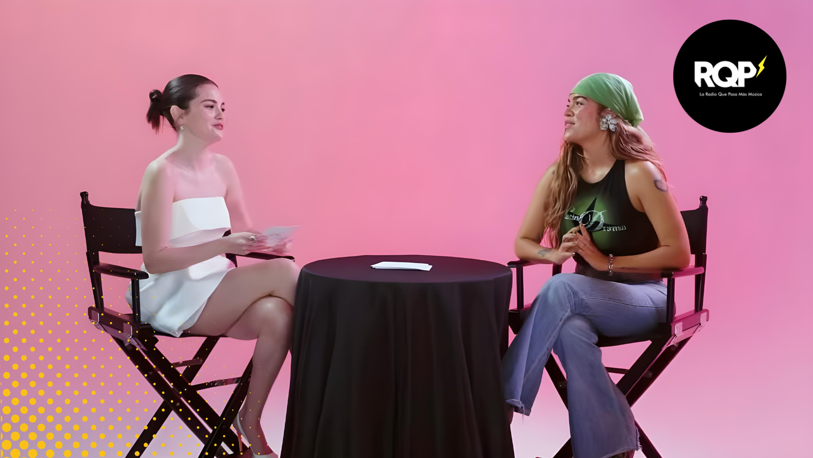 Karol G y Selena Gomez se unieron en una entrevista inolvidable. - RQP